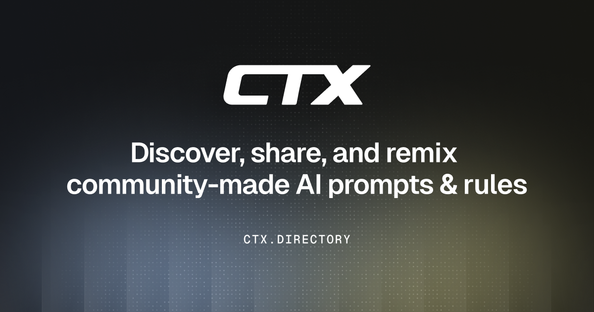 CTX Directory – AI Prompts & Rules Library
